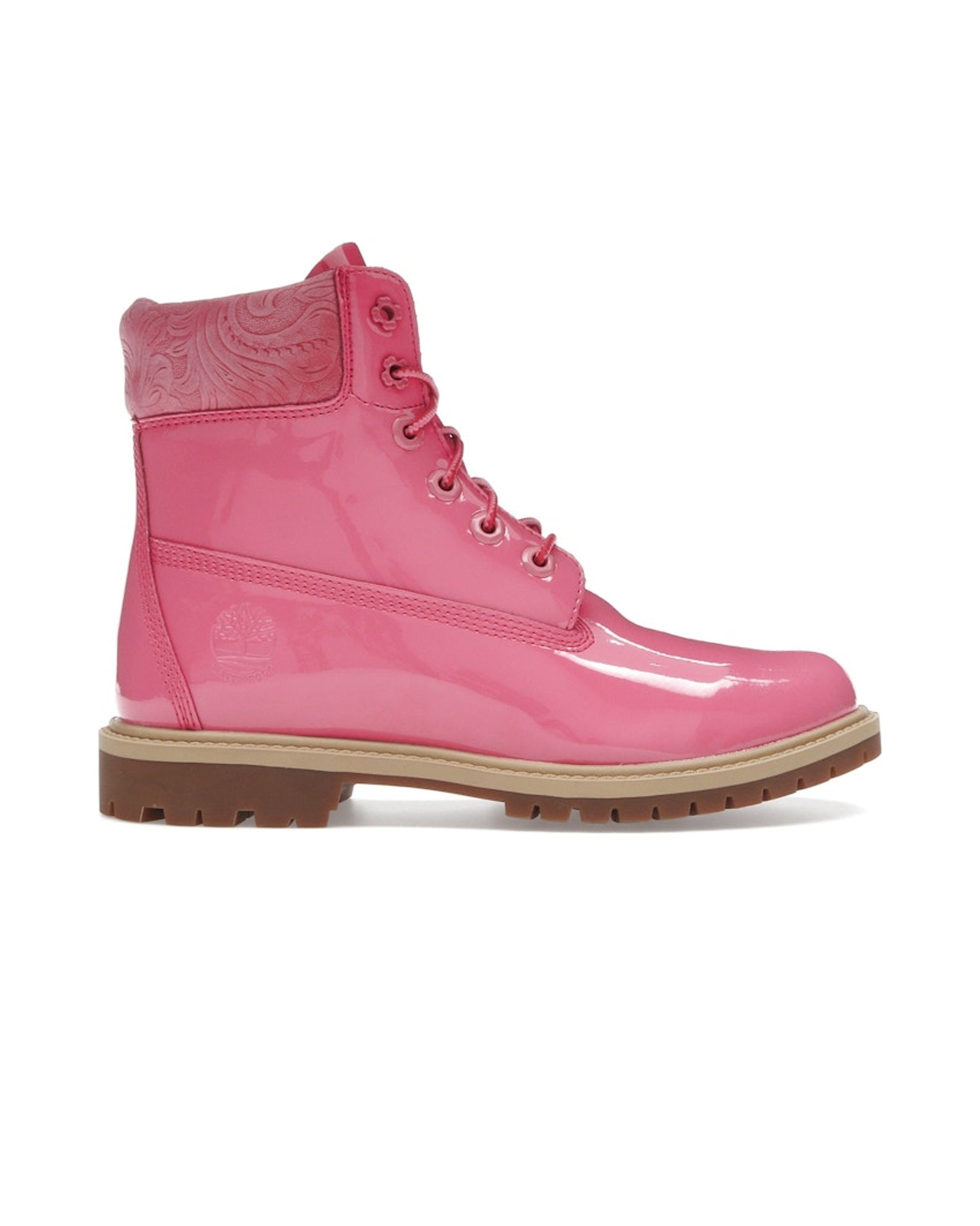 Timberland 6" Pink Patent Boot Valentine's Day