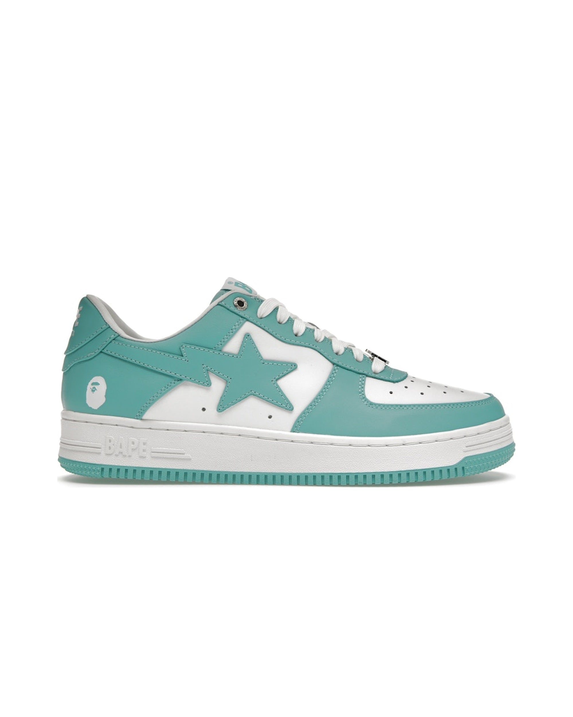 A Bathing Ape Bape Sta White/Green Sneakers 2022