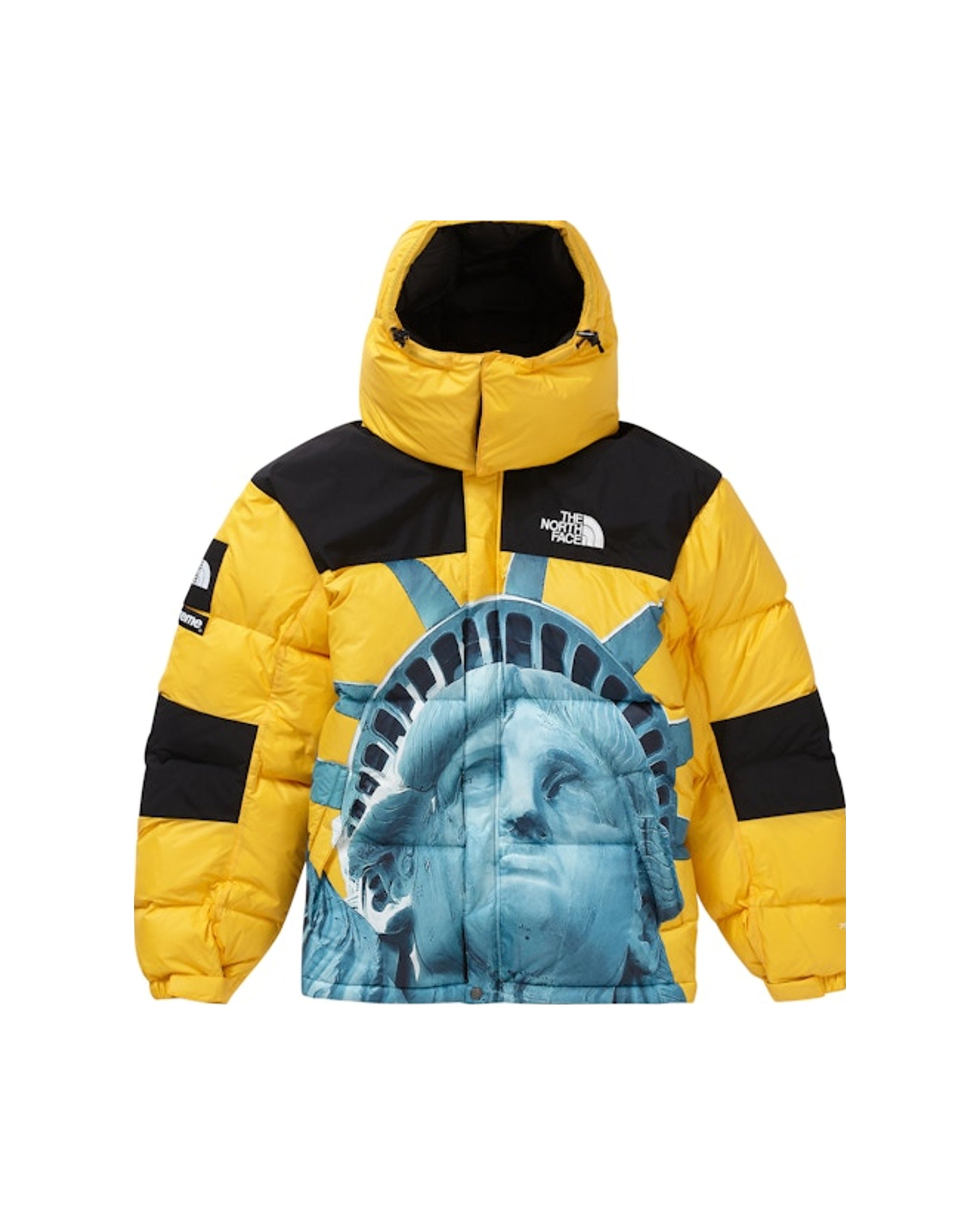 Supreme x TNF Statue of Liberty Baltoro Jacket Yellow